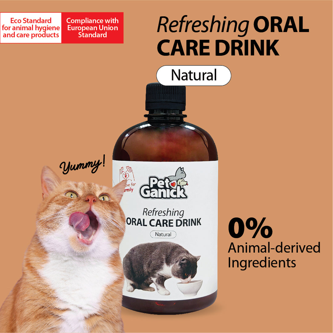 Pet Ganick Refreshing Oral Care Drink (500ml) — Baba E Shop
